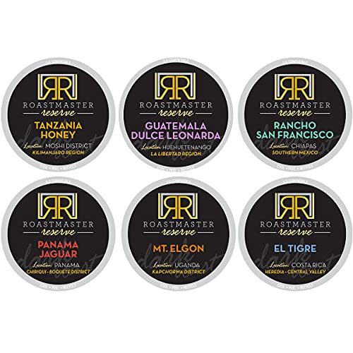 Roastmaster Reserve Dark Roast Coffee Variety Pack – 40ct. Limited-Batch Rare Coffee, Recyclable Single Serve Coffee Pods, k-cup compatible including 2.0