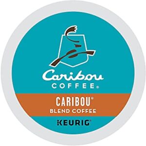 Caribou Coffee Keurig Single-Serve K-Cup Pods, Caribou Blend Medium Roast Coffee, 24 Count