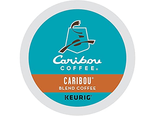 Caribou Coffee Keurig Single-Serve K-Cup Pods, Caribou Blend Medium Roast Coffee, 24 Count