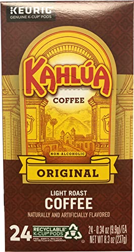 Kahlua K-cups Coffee | Timothy's Coffee | 24 K Cups