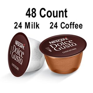 NESCAFÉ Dolce Gusto Coffee Capsules Chococino 48 Single Serve Pods (Makes 24 Specialty Cups)