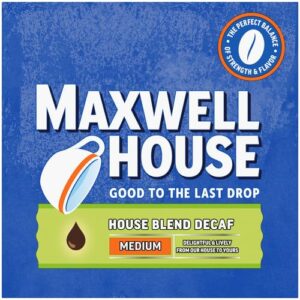 Maxwell House Decaf House Blend K-Cup Coffee Pods (12 ct Box)