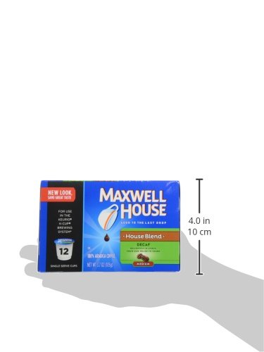 Maxwell House Decaf House Blend K-Cup Coffee Pods (12 ct Box)