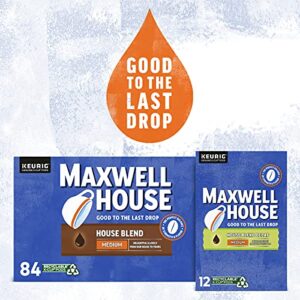 Maxwell House Decaf House Blend K-Cup Coffee Pods (12 ct Box)