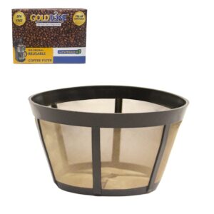 goldtone reusable coffee filter fits bunn coffee maker and brewer. replaces your bunn coffee filter 10 cup basket and bunn permanent coffee filter