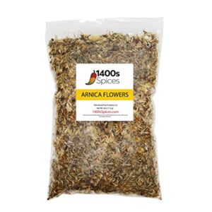 4oz arnica flowers dried leaves, arnica hierba, arnica flowers herbal tea by 1400s spices