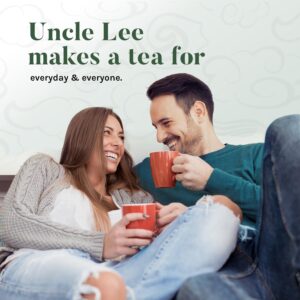 Uncle Lee’s Organic Green Tea - Premium Tea for Everyday Wellness, Medium Caffeine, Antioxidant-Rich Green Tea Bags, Individually Wrapped, 100 Count (Pack of 4)