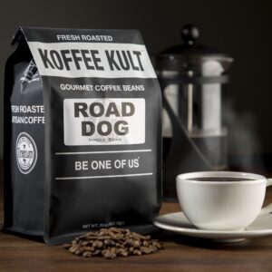 Koffee Kult Road Dog Dark Roast Coffee Beans (whole bean,32oz)