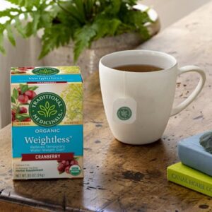 Traditional Medicinals Weightless Cranberry Women's Tea Organic, 16 CT 3 pack