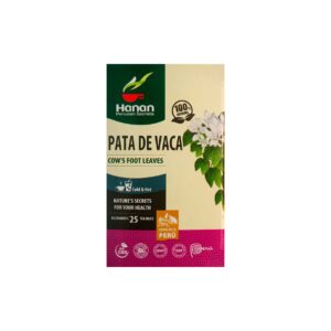 Hanan Peruvian Secrets Cow's foot (Pata de Vaca) Tea | 100% All-Natural Bauhinia forficata from Peru traditionally used to promote overall health and well-being | 25 Tea Bags