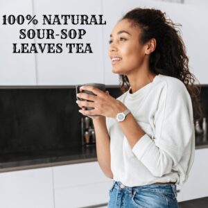 Ceylon Soursop Tea Leaves | 100% Natural Soursop Tea Bags Pack of 30 | Sourced From Sri Lanka