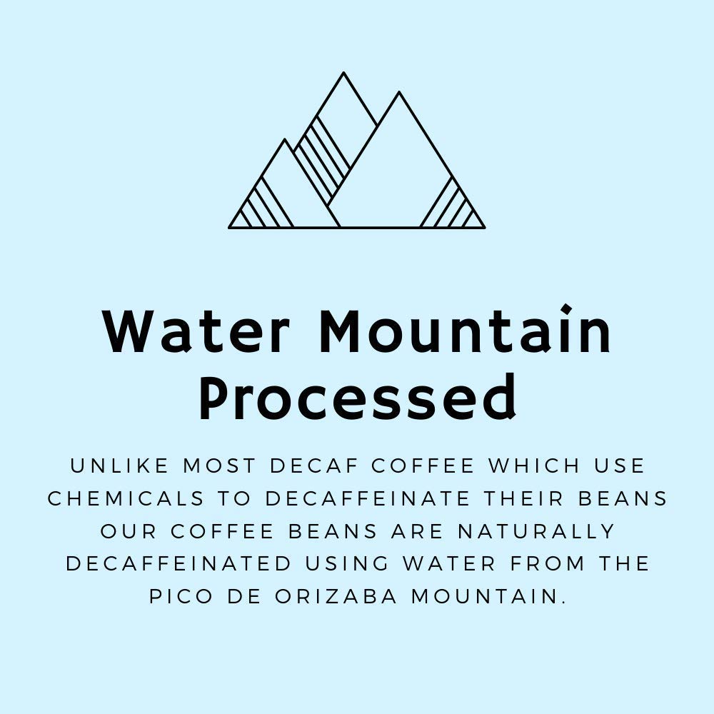 Mama Joe Organic Half Caff Coffee [Ground] - Low Acid, Low Caffeine Coffee for Pregnancy - Naturally Decaffeinated Using Mountain Water