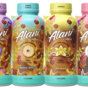 Alani Coffee Shakes Mocha, Maple Donut, Cappuccino, & Vanilla Variety Pack - 4 Bottles