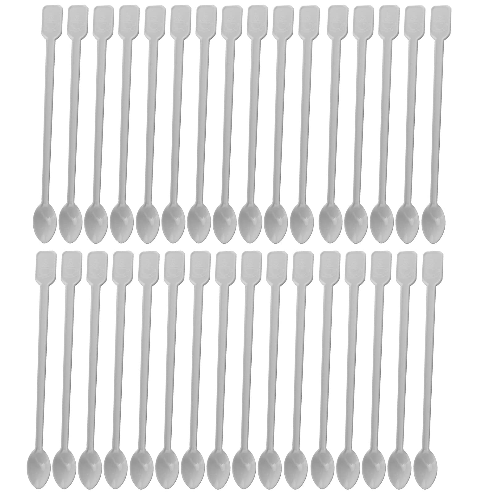 Coffee Spoon 500 PCS Disposable Tiny Coffee Tea Spoon White Plastic Stir Cocktail Sticks Mini Tea Stirrer