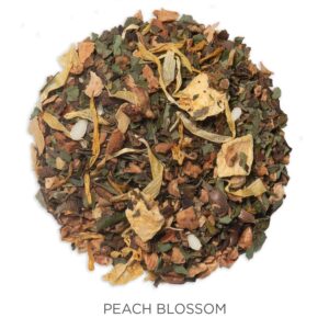 Tea Forte Peach Blossom Organic White Tea, Makes 35-50 Cups, 3.53 Ounce Loose Leaf Tea Canister