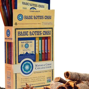 Blue Lotus Chai - Masala Chai Collection - Six Varieties - 0.5 oz each (14.17g)