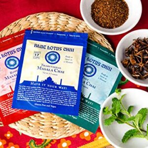 Blue Lotus Chai - Masala Chai Collection - Six Varieties - 0.5 oz each (14.17g)