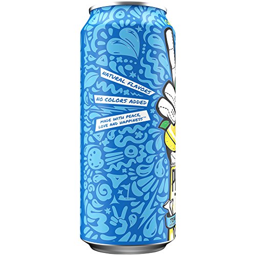 Peace Tea Caddy Shack Black Tea Lemonade Drink, 23 fl oz, 12 Pack