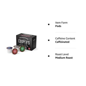 Bourbon Barrel Aged Coffee 24ct Variety Pack Set, Single Origin Coffee Paired with Bourbon, Rye Whiskey, Malt Whiskey and Rum, 24ct