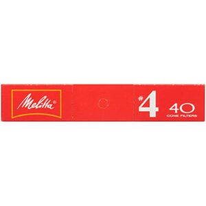 Melitta 624102#4 White Coffee Filters 100 Count