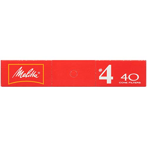 Melitta 624102#4 White Coffee Filters 100 Count