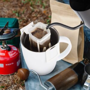 PARACITY 50Pcs Portable Coffee Filter Bag with Hanging Ear Design, Disposable Drip Coffee Filter Paper Bag single Serve, Pour Over Coffee Filter Compatible with a Wide Variety of Coffee Cups/Utensils