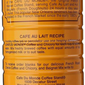 Cafe du Monde Ground Coffee 15 Oz (425 g) With 2 Coffee Spoons (1 CAN)