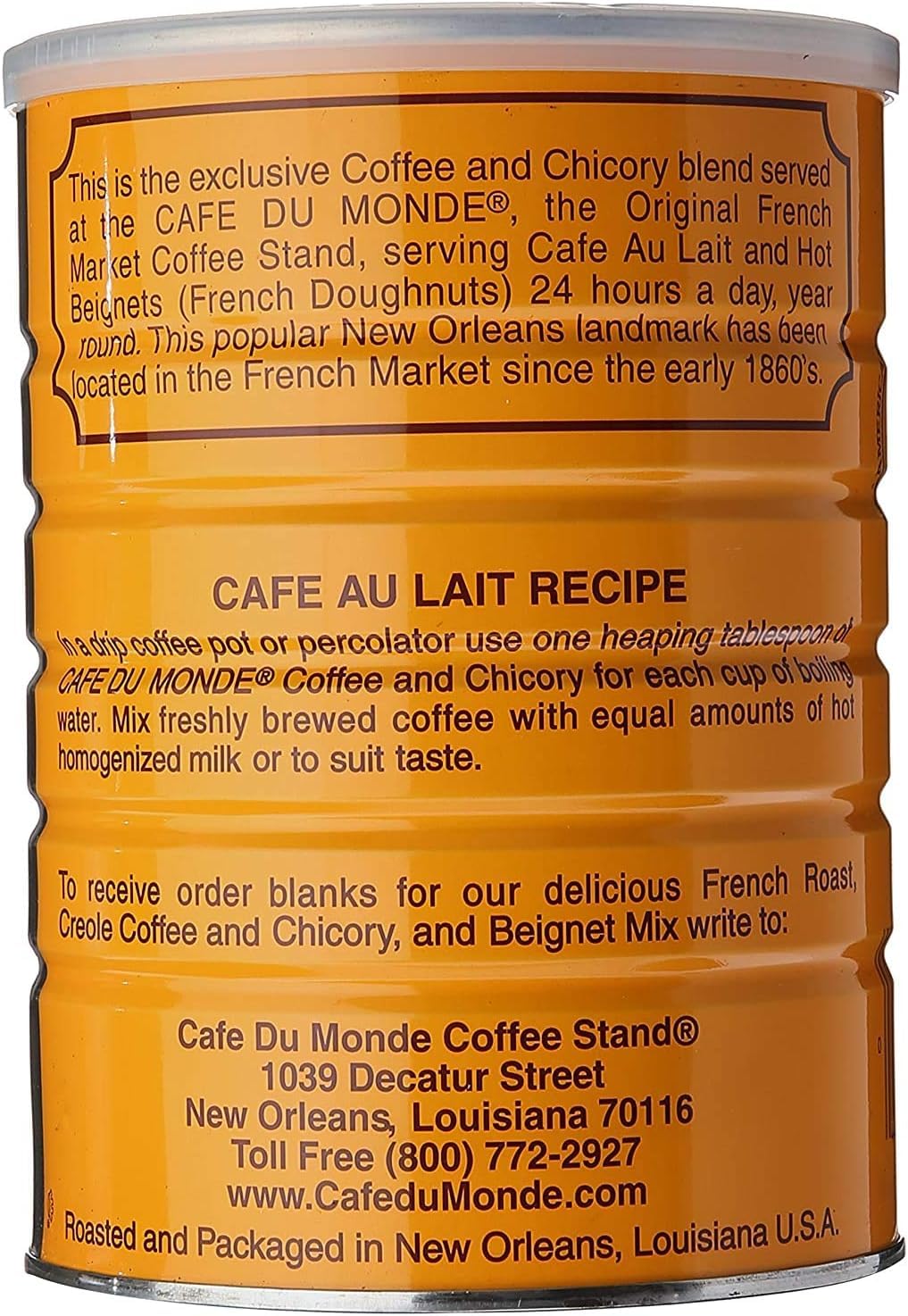 Cafe du Monde Ground Coffee 15 Oz (425 g) With 2 Coffee Spoons (1 CAN)