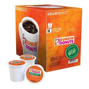 Dunkin' Donuts 2516933 Dunkin' Decaf Coffee K-Cup Pods Medium Roast 24/Box (400846)