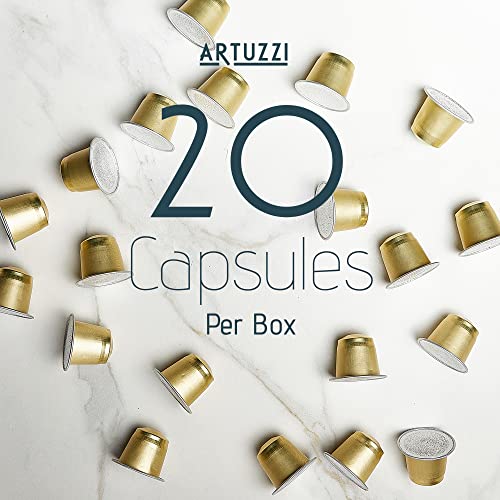 Artuzzi 60ct - Compatible Nespresso Coffee Pods For Nespresso Original Machines | Espresso Ristretto Lungo Coffee Capsules | Espresso Variety Pack I Aluminum & Recyclable