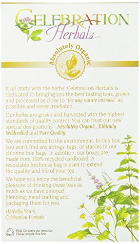 CELEBRATION HERBALS Dandelion Leaf Tea Organic 24 Bag, 0.81 Ounce