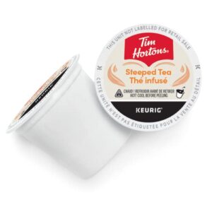 Tim Hortons Steeped Orange Pekoe Tea, Black Tea, Single Serve Keurig K-Cup Pods, 30 Count