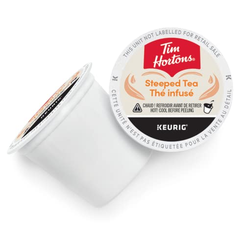 Tim Hortons Steeped Orange Pekoe Tea, Black Tea, Single Serve Keurig K-Cup Pods, 30 Count