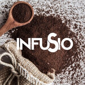 InfuSio Gourmet Ground Coffee, (64oz) Variety Pack, Eight 8oz Bags (Pack of 8) - 4lbs Total - (French Roast/Colombian/City Roast/Costa Rica) With Flavored Blends (Pecan/Hazelnut/Vanilla/Creme Brulee)