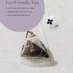 Art of Tea | Organic Earl Grey Crème Tea| 50 Eco Friendly Pyramid Tea Bag Sachets