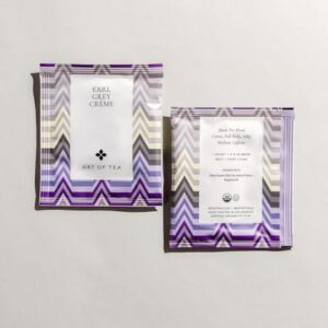 Art of Tea | Organic Earl Grey Crème Tea| 50 Eco Friendly Pyramid Tea Bag Sachets