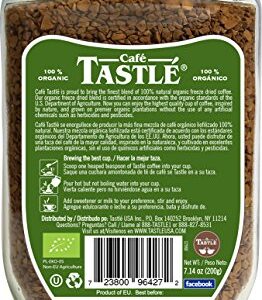 Cafe Tastlé 100% Organic Instant Coffee, 7.14 Ounce