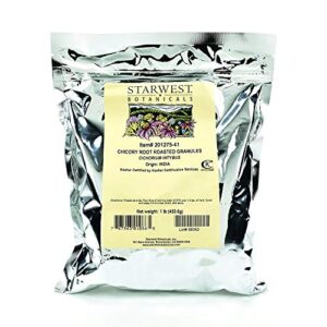 starwest botanicals chicory root roasted granules, 1 pound