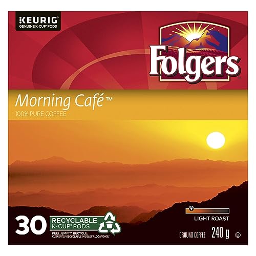 Folgers Morning Café K-Cup Coffee Pods 30 K-Cup Pods