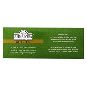 Ahmad Tea Green Tea, Green Tea Teabags 100 ct - Caffeinated & Sugar-Free