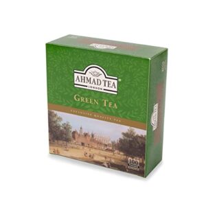 Ahmad Tea Green Tea, Green Tea Teabags 100 ct - Caffeinated & Sugar-Free