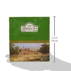 Ahmad Tea Green Tea, Green Tea Teabags 100 ct - Caffeinated & Sugar-Free