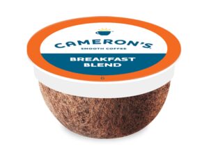 cameron's coffee single serve pods, breakfast blend, 32 count (pack of 1)