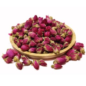 coolcrafts dried rose buds bulk natural dried rose dry rose buds for tea, crafts, cake decoration - 7oz (200g)