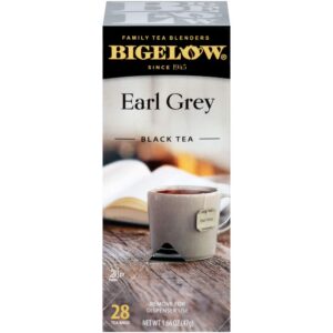 Bigelow Earl Grey Tea Bags 28-Count Box (Pack of 3) Black Tea Bags with Oil of Bergamot All Natural Gluten Free Rich in Antioxidants