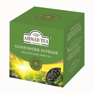 Ahmad Tea Green Tea, Gunpowder Loose Leaf, 500g - Caffeinated & Sugar Free