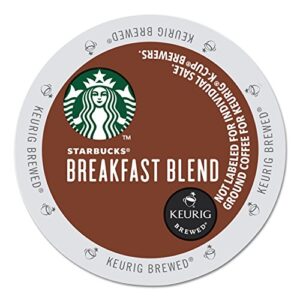 starbucks breakfast blend k-cup for keurig brewers, 96 count