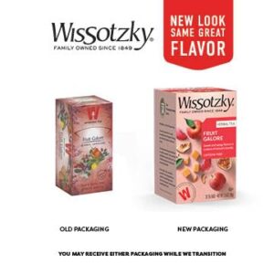 Wissotzky Fruit Galore Herbal Tea, 20 Tea Bags | Caffeine Free Tea | Antioxidant Rich | Fruity Blend | Herbal Tea Bags