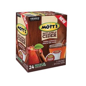 Mott's Apple Cider, Keurig Single-Serve K-Cup Pods, 96 Count (4 Packs of 24)