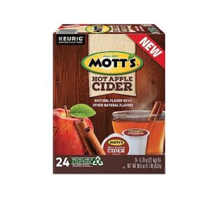 Mott's Apple Cider, Keurig Single-Serve K-Cup Pods, 96 Count (4 Packs of 24)